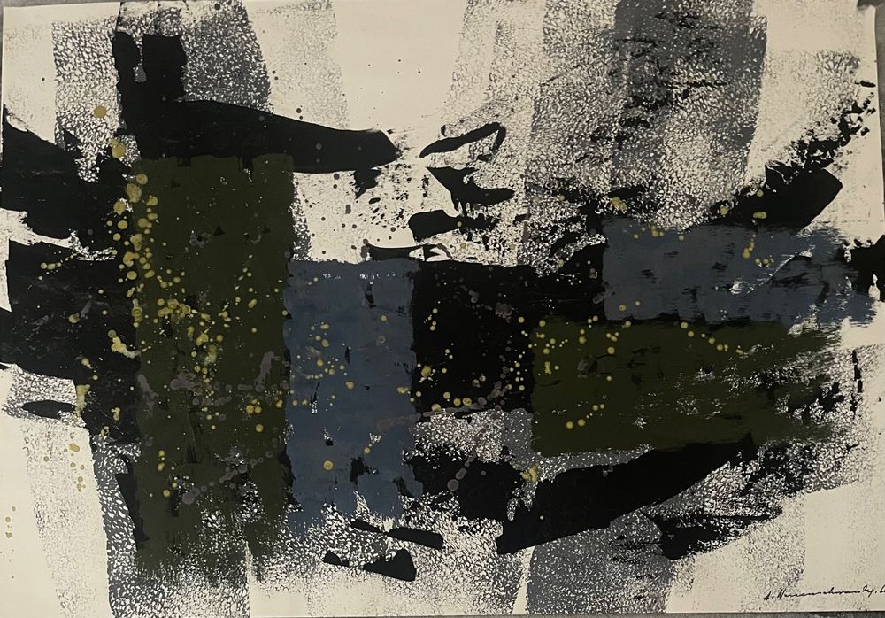 Albert Neuenschwander (1902-1984)Grosse Mischtechnik (Gebraucht) in Root für CHF 130 – mit ...