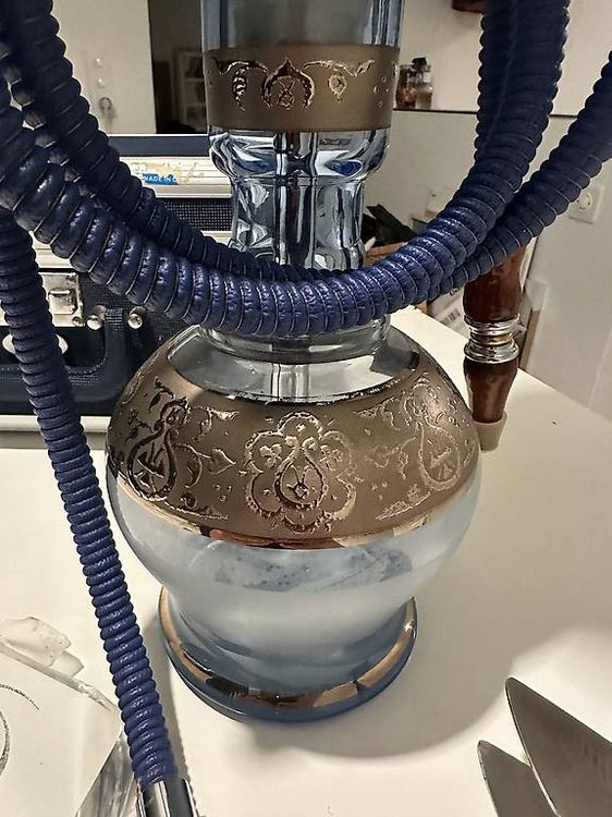 Wunderschöne, neuwertige MYA Shisha - Bohemia Crystal Glass | Kaufen ...