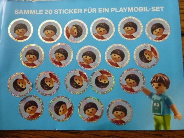 Migros Playmobil / Migros Mania / 20 Sticker (Neu (gemäss Beschreibung ...