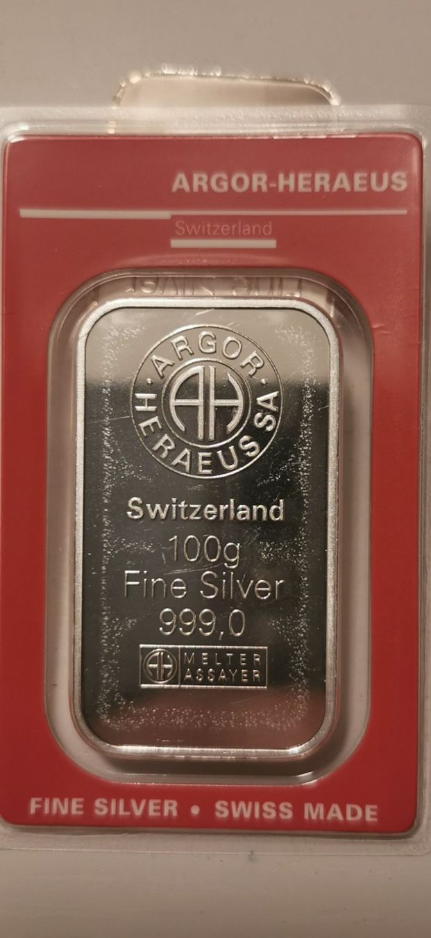 Silberbarren 100g ARGOR-HERAEUS, Swiss Made (Gebraucht) in Horw für CHF ...