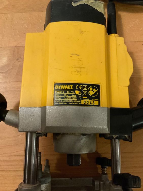 Dewalt DW615 Oberfräse | Kaufen auf Ricardo
