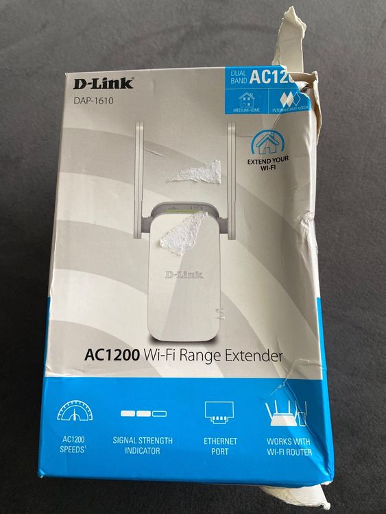 D-LINK Wi-Fi Range Extender AC1200 (Neu und originalverpackt) in Horgen für CHF 2.5 – mit ...