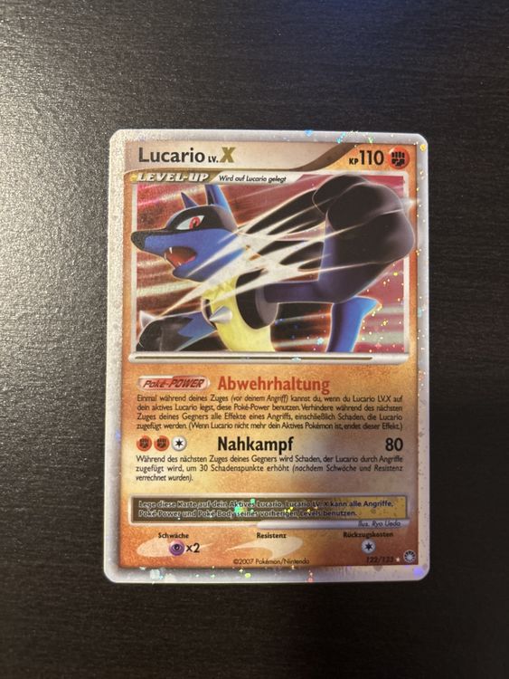 Pokémonkarte Lucario LV. X (Neu (gemäss Beschreibung)) in Uitikon ...