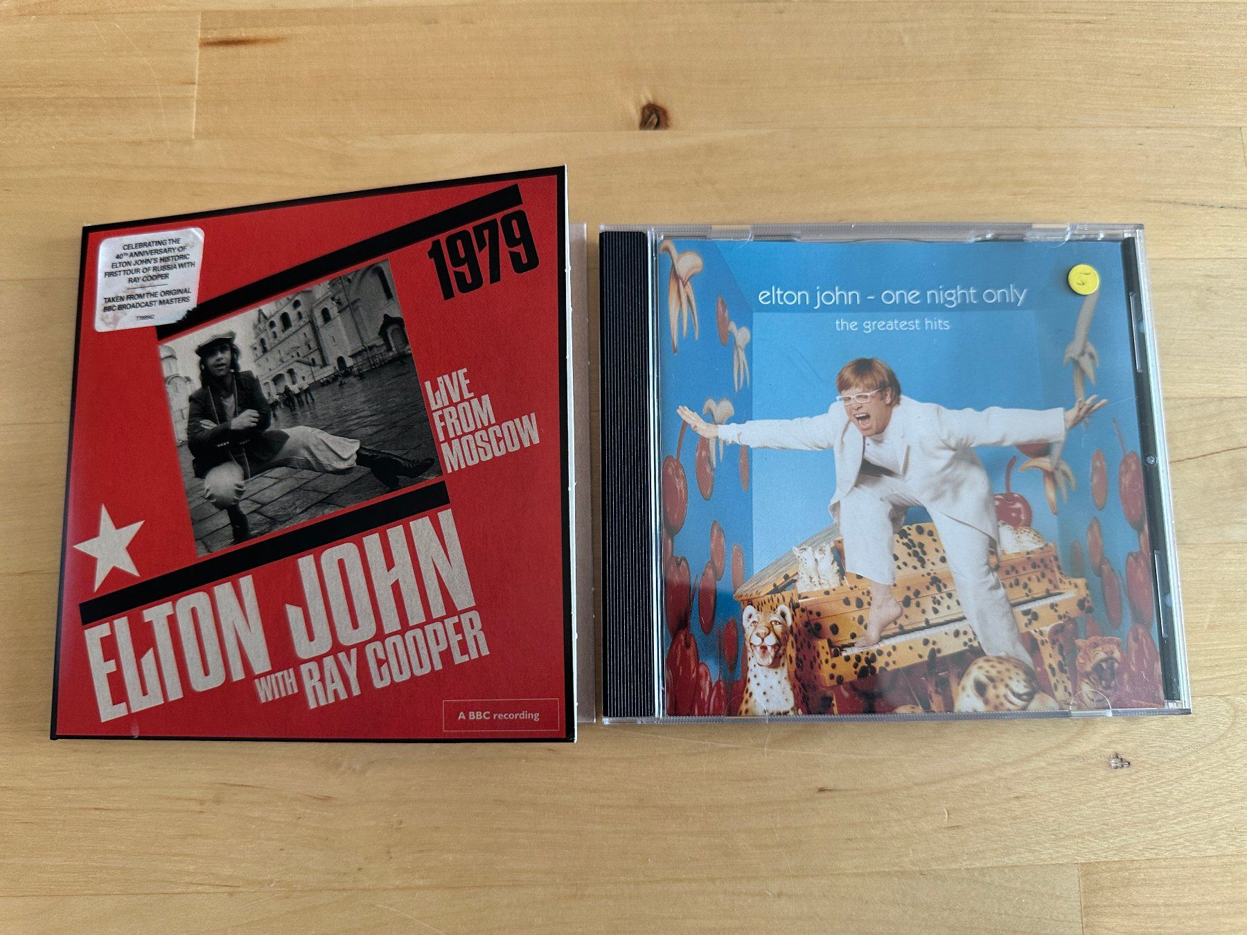 ELTON JOHN rare CD Sammlung Ray Cooper Moskau 1979 + 1 Top (Gebraucht ...