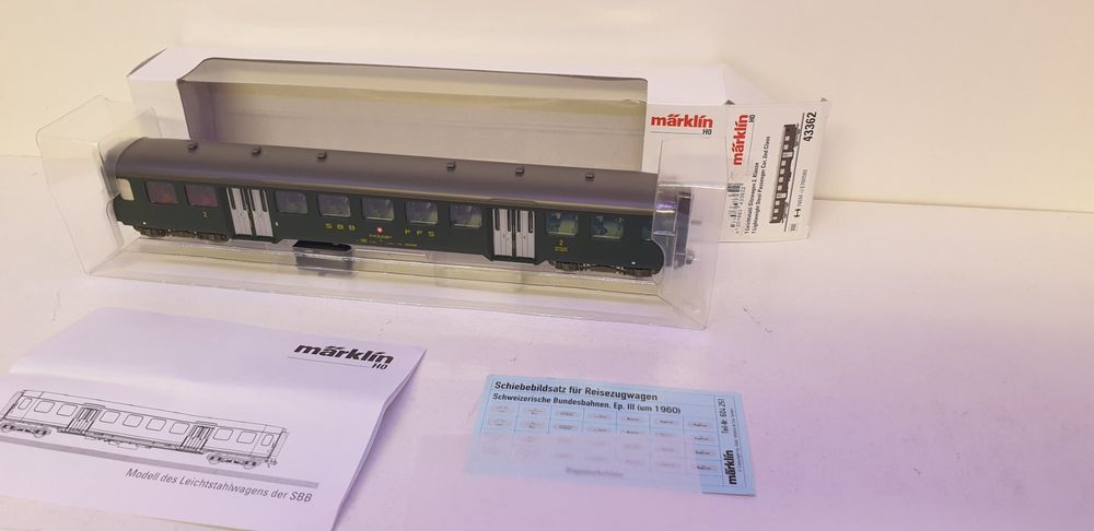 Märklin SBB Leichtstahlwagen 43362 | Kaufen auf Ricardo