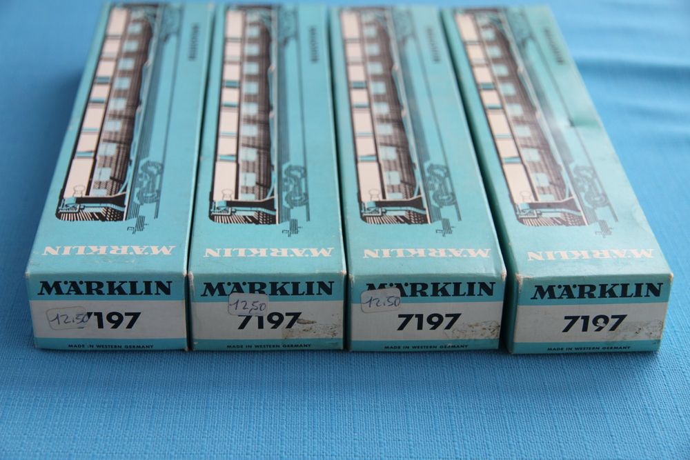 Innenbeleuchtung, Märklin 7197, 4 Stück, neu (Neu (gemäss Beschreibung ...