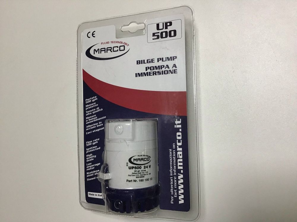 MARCO UP500 24V Unterwasserpumpe 24V NEU | Kaufen auf Ricardo