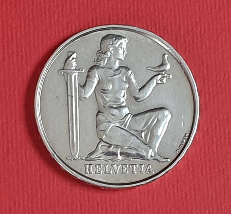 5 Franken Gedenkmünze 1936 Wehranleihe „Silber“ | Kaufen auf Ricardo