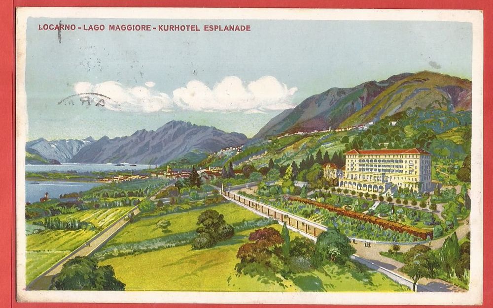 Minusio bei Locarno - Hotel Esplanade - 1913 | Kaufen auf Ricardo