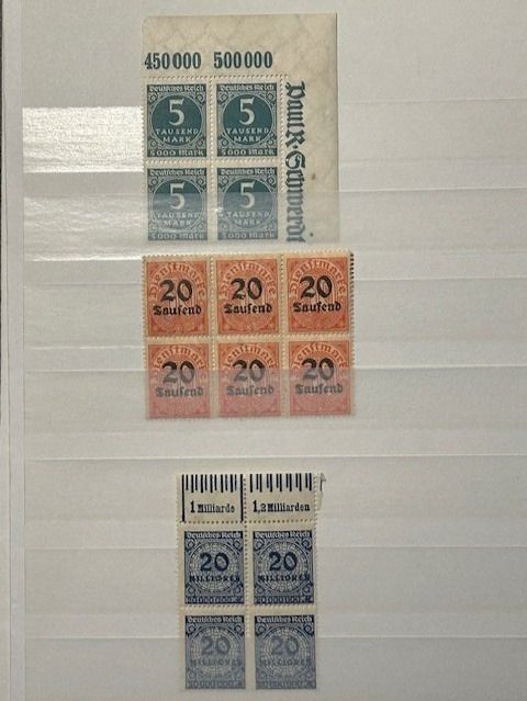 Inflation Briefmarken 👉Deutsches Reich 1923 💥 Millionen 💥 (Gebraucht) in Ruswil für CHF 7 – mit ...