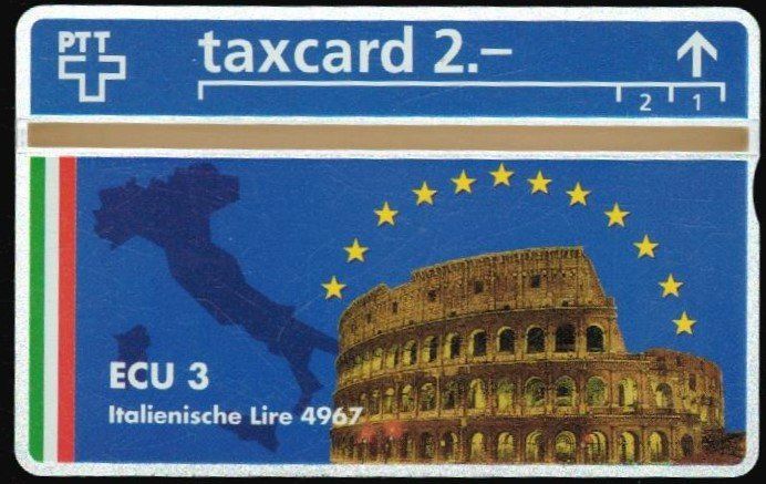 Taxcard 304L_55841 ECU 3 Italien Kolosseum ungebraucht | Kaufen auf Ricardo
