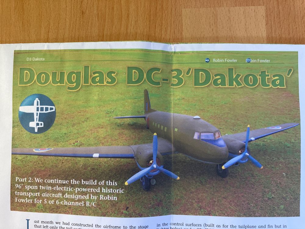 DC 3 short kit (Neu und originalverpackt) in Mühledorf SO für CHF 140 ...