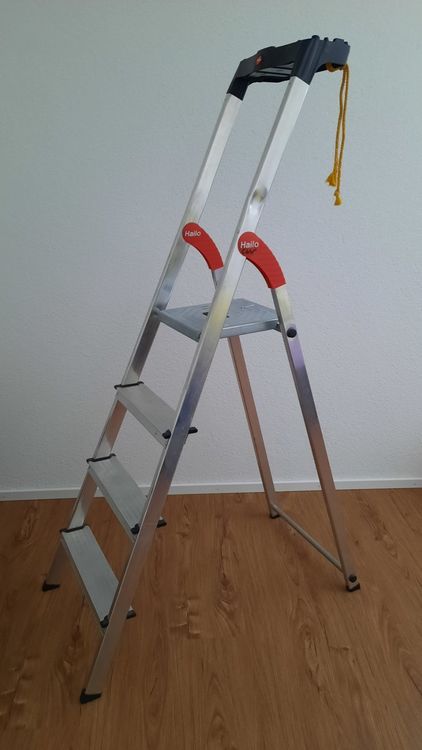 Leiter HAILO 4-stufige, Aluminium | Kaufen auf Ricardo