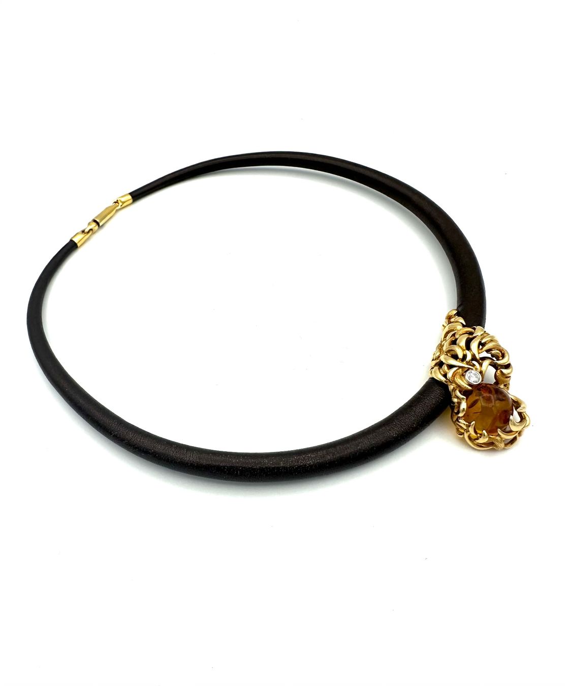 GILBERT ALBERT. Collier billes interchangeables et diamants (D'occasion ...