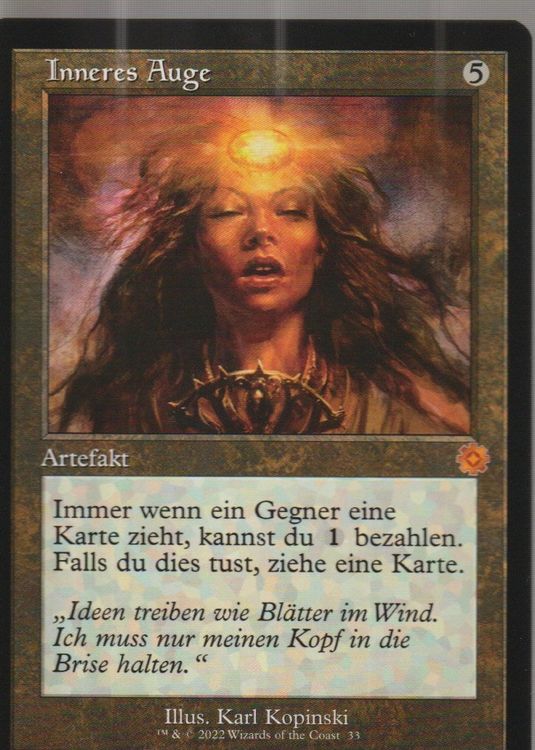 Magic The Gathering MTG Retro Frame Artifact 33 Inneres Auge | Kaufen auf Ricardo