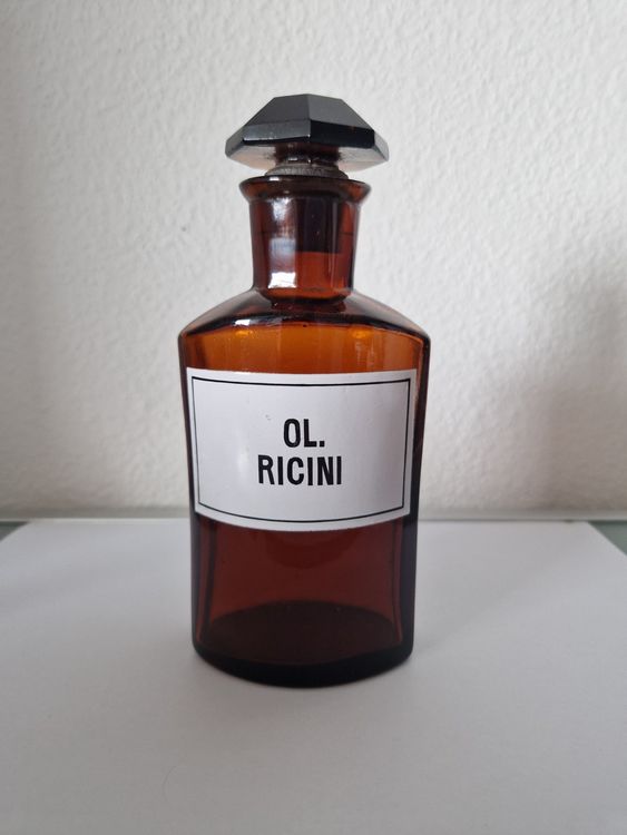 Alte Apothekerflasche OL.RICINI | Kaufen auf Ricardo