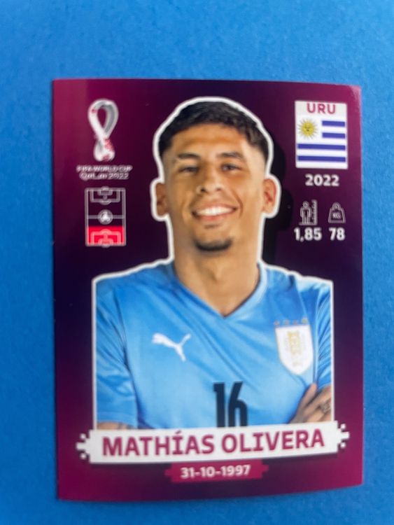 URU 9 Panini WM 2022 MATHIAS OLIVERA | Kaufen auf Ricardo