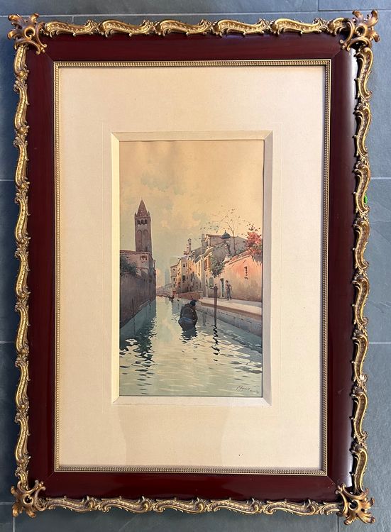 Aquarell, Vittorio Arcolin, Venedig | Kaufen auf Ricardo