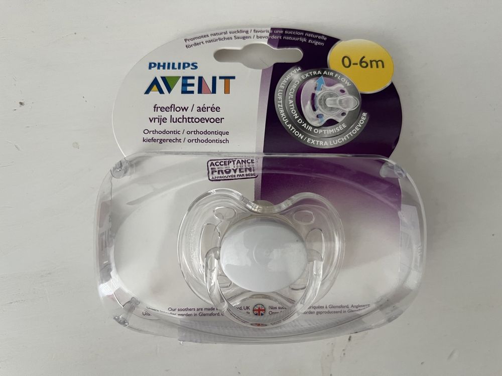 Neuer Philips Avent Freeflow Schnuller, 0-6 Monate | Kaufen auf Ricardo