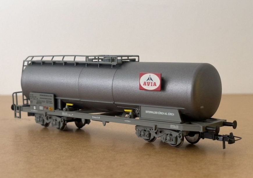 Liliput H0 225901 AVIA Osterwalder SBB Kesselwagen, DC, KK (Gebraucht ...