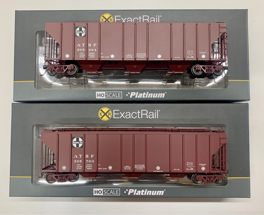 2x Exactrail Platinum ATSF Covered Hoppers | Kaufen auf Ricardo