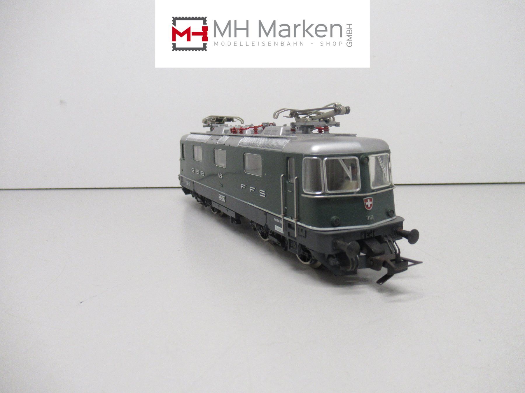 Fleischmann 4340 E-Lok Re 4/4 II SBB grün o.OVP Analog AC H0 (Gebraucht ...