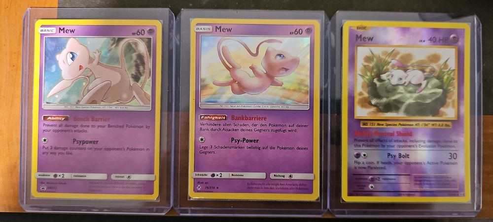 3x Mew Pokemonkarten | Kaufen auf Ricardo