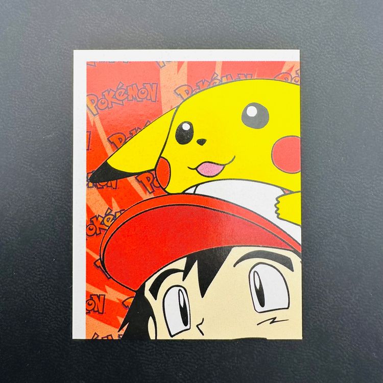 Pikachu & Ash Sticker Topps Merlin Vintage (Gebraucht) in ...
