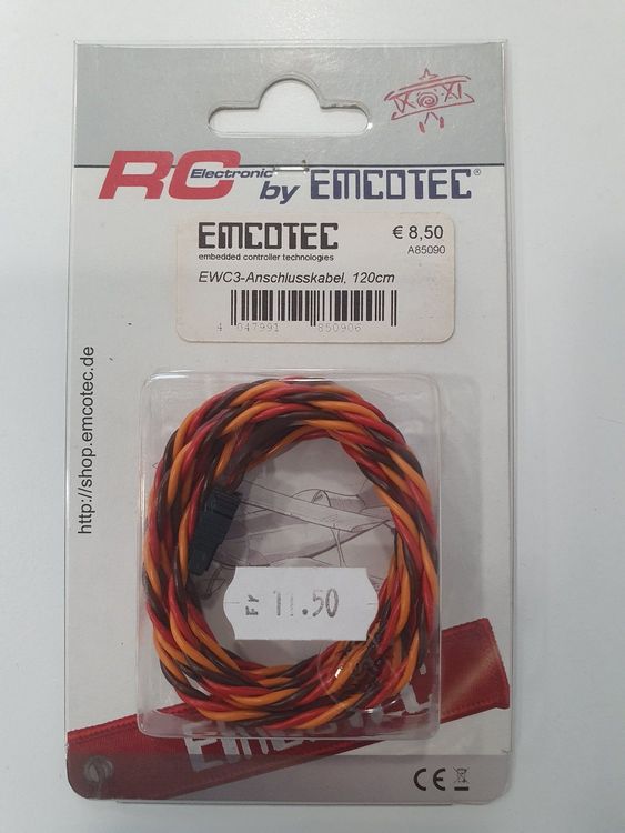 Emcotec EWC3 Anschlusskabel, 120cm (Neu und originalverpackt) in ...