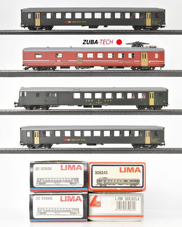 4x Lima Personenwagen der SBB H0 GS mit OVP | Kaufen auf Ricardo
