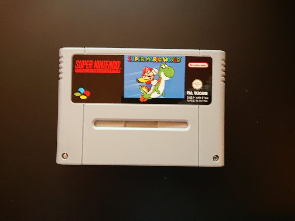 Super Nintendo SNES - Super Mario World - PAL FRG - Modul (Gebraucht ...
