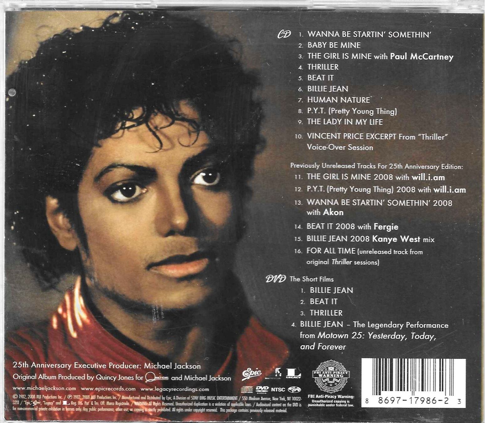 Michael Jackson CD & DVD - Thriller 25 (Gebraucht) in Savagnier für CHF ...