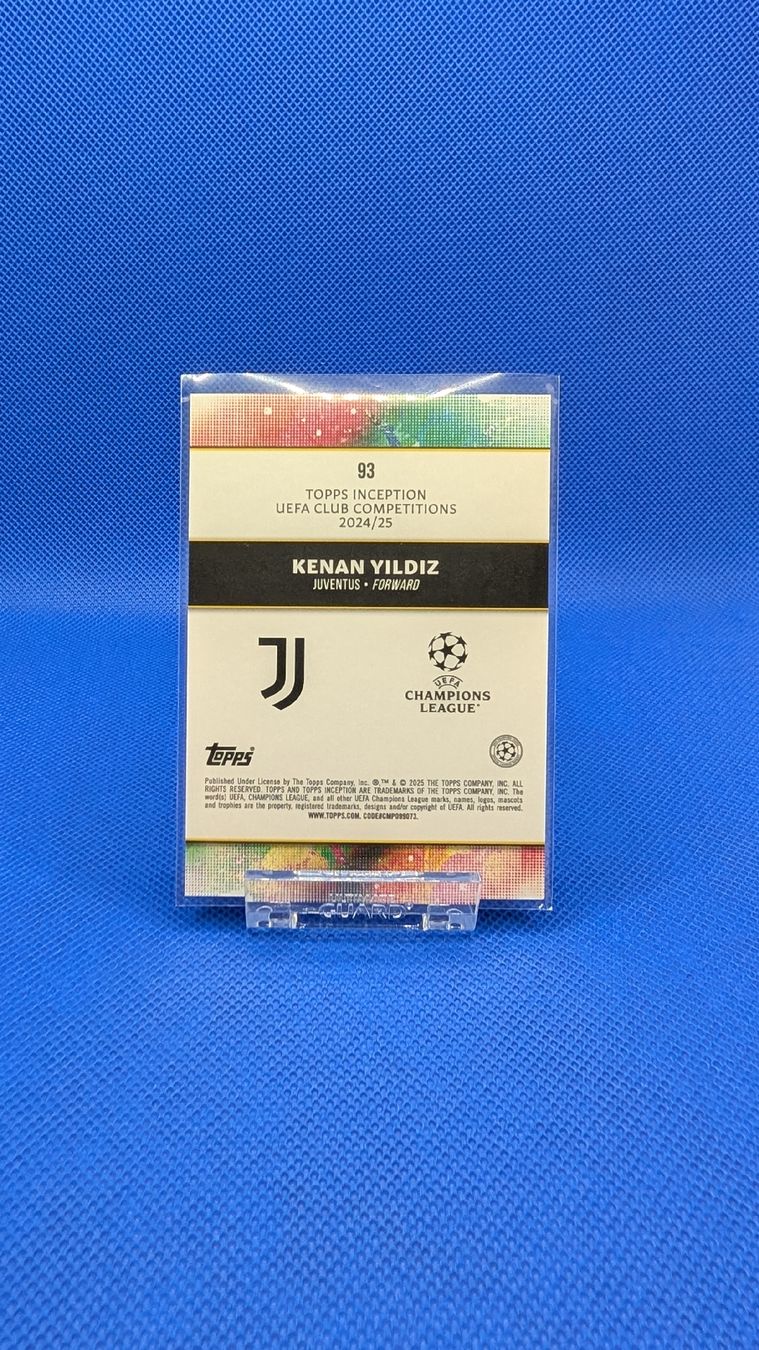 Topps Inception Kenan Yildiz Succession #93 – Juventus (Neu (gemäss ...