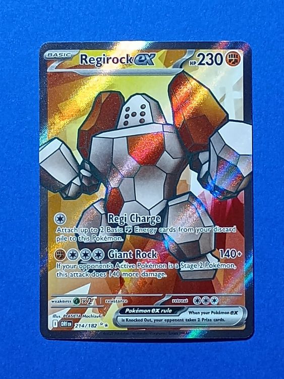 Pokemon TCG DRI Team Rocket Regirock ex 214 🇬🇧 (Neu (gemäss ...