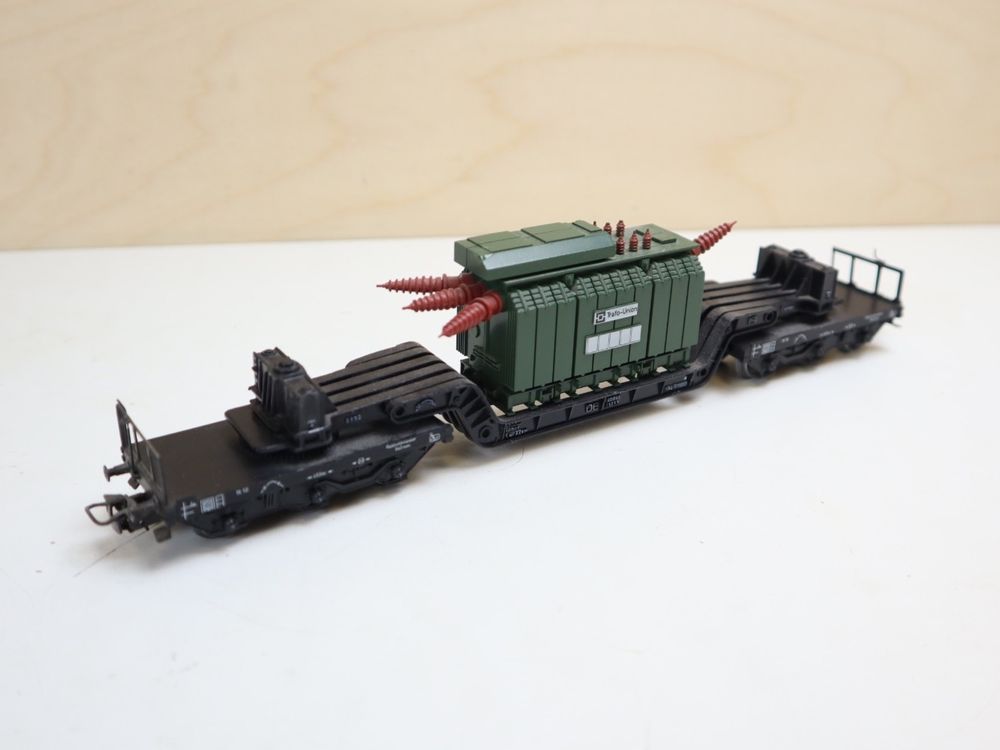Märklin 6 x Tiefladewagen mit Trafo 4617 - H0 | Acheter sur Ricardo