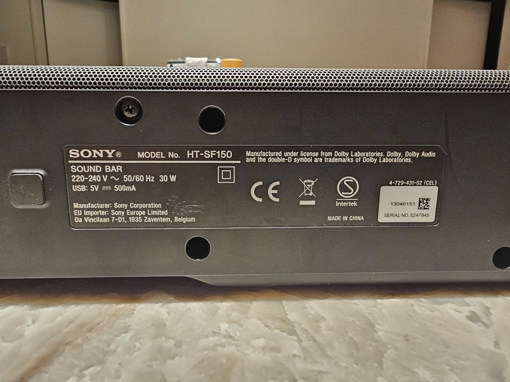 Sony Soundbar HT-SF150 (Gebraucht) in für CHF 49 – mit Lieferung auf ...