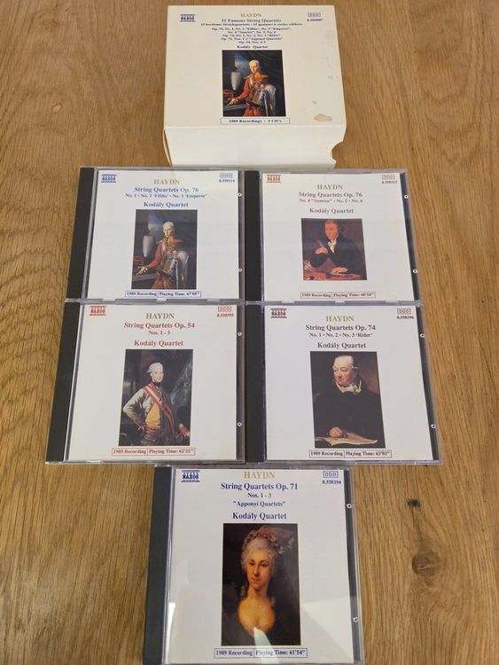 5 CD - Haydn - Kodály Quartet – 15 Famous String Quartets (Gebraucht) in Biberist für CHF 5 ...