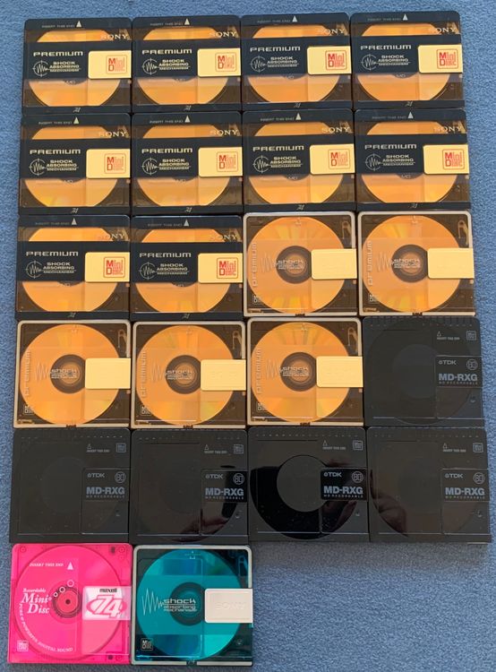22 Stück MiniDisc | Kaufen auf Ricardo