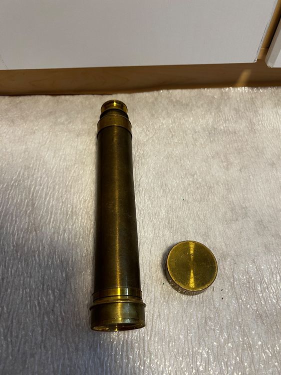 Altes Messing-Fernrohr / Teleskop – Ausziehbar – Vintage (Gebraucht) in ...