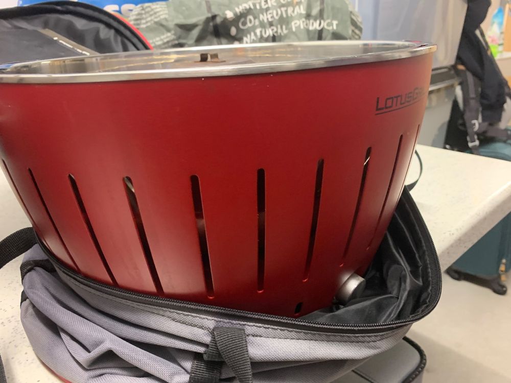 XL fire red Lotus Grill | Kaufen auf Ricardo
