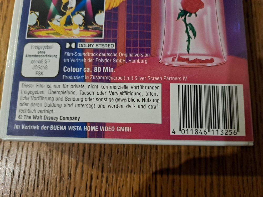 VHS-Videokassette, Die Schöne und das Biest, Walt Disney (Gebraucht) in Unterseen für CHF 8 ...