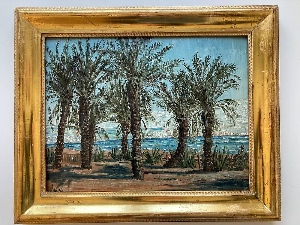 Tableau , huile sur panneau avec signature. (Gebraucht) in le landeron für CHF 40 – mit ...