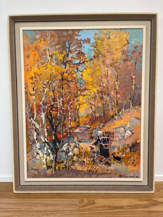 Gemälde / Bild Herbst von Armin Schwarzenbach gross (Gebraucht) in Bellach für CHF 420 – nur ...