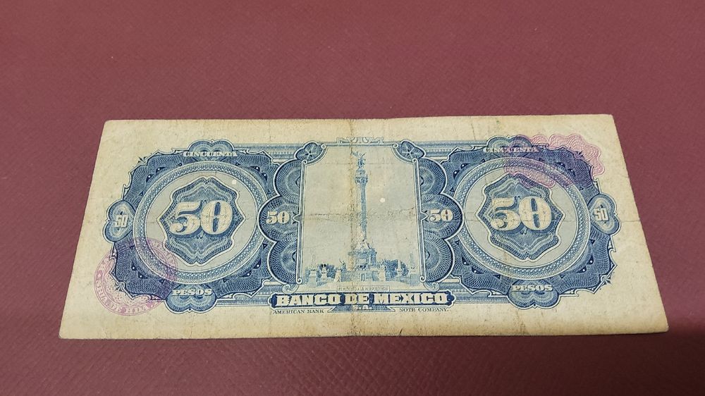 Mexiko 50 Pesos 1963 Banco de Mexico, Note Banknote (Gebraucht) in ...