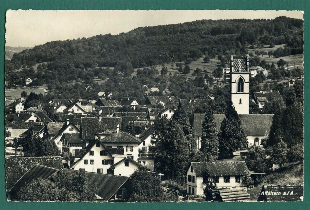 Affoltern am Albis, Dorfansicht, 1949 | Kaufen auf Ricardo