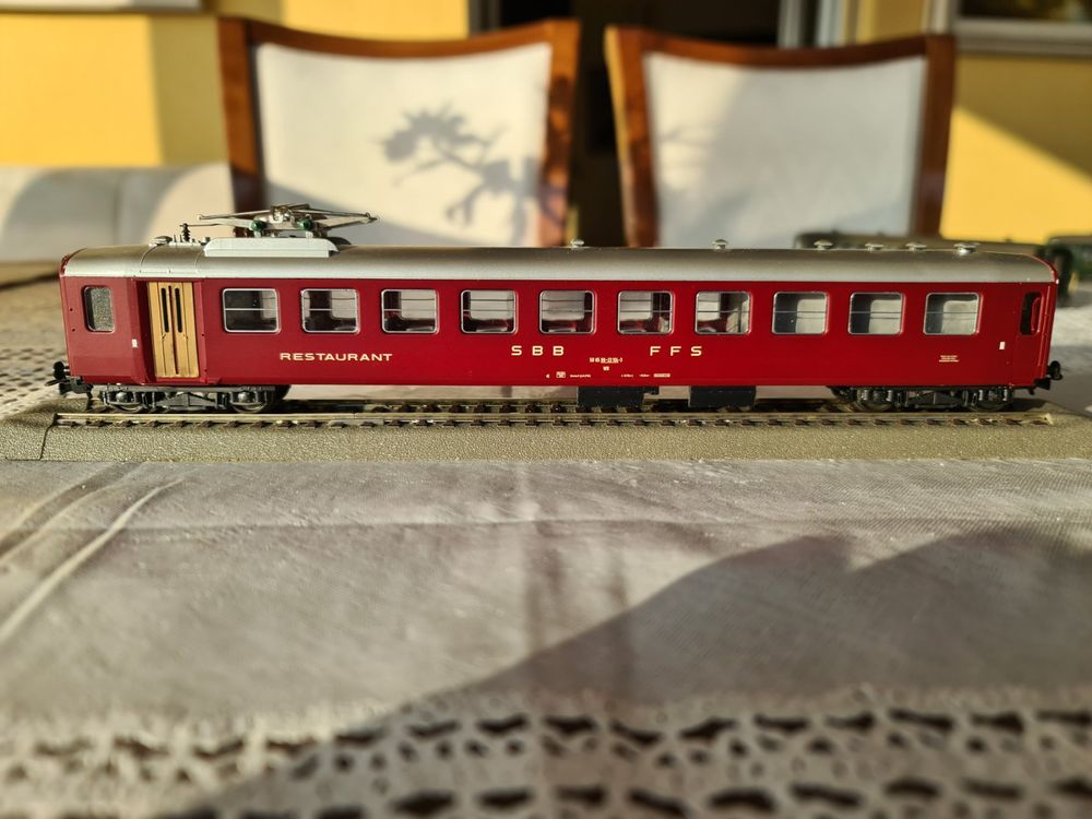 Leichtstahl-Speisewagen der SBB-CFF, Liliput, H0-GS (Gebraucht) in Lanzenhäusern für CHF 25 ...