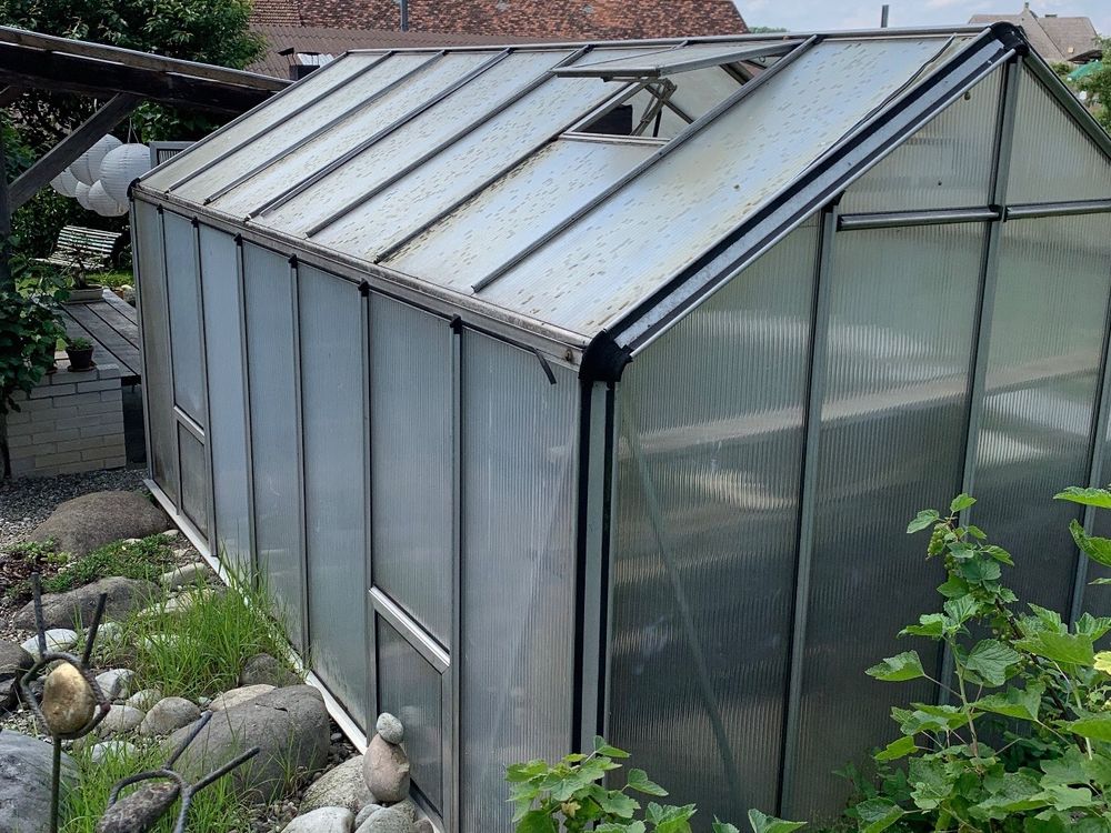 Gartenhaus/Treibhaus (2.5m breit, 4.5m lang) | Kaufen auf Ricardo