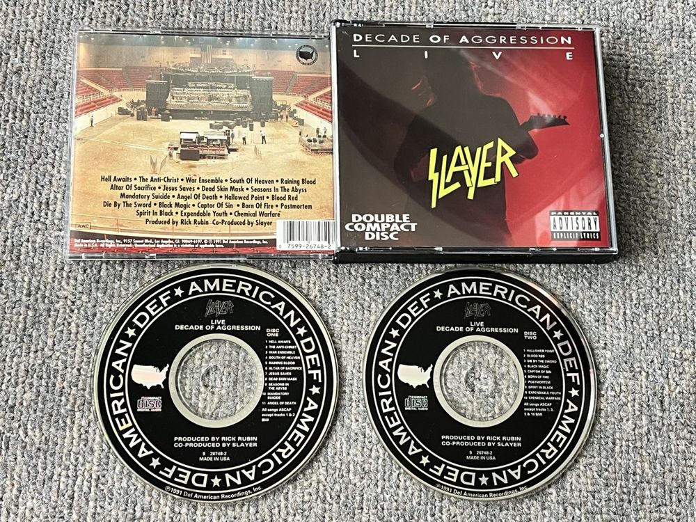 Slayer - Live: Decade Of Aggression - 2 CDs (rare) (Neu (gemäss ...