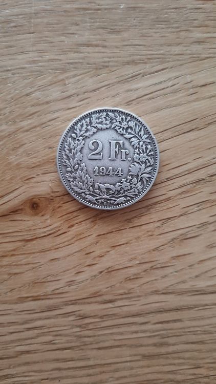 2 Franken 1944 (Gebraucht) in Waltenschwil für CHF 2 – nur Abholung auf Ricardo kaufen
