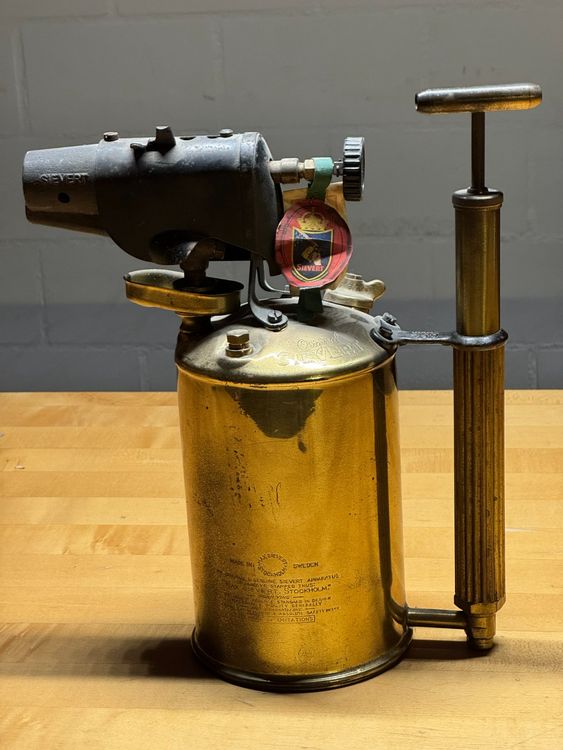 Original Sievert Blowlamp / Lötlampe Type 259 ca. 1938-1945 (Gebraucht ...